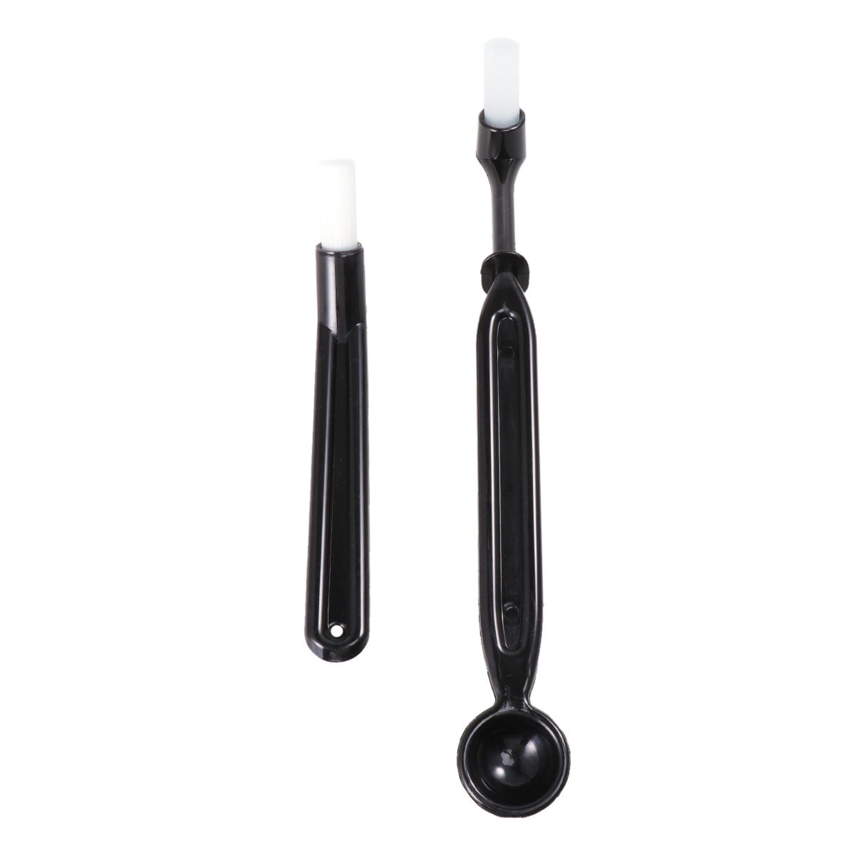 NISHUNA 2 Pcs Angled Head Nylon Coffee Machine Cleaning Brush Cleaner ...