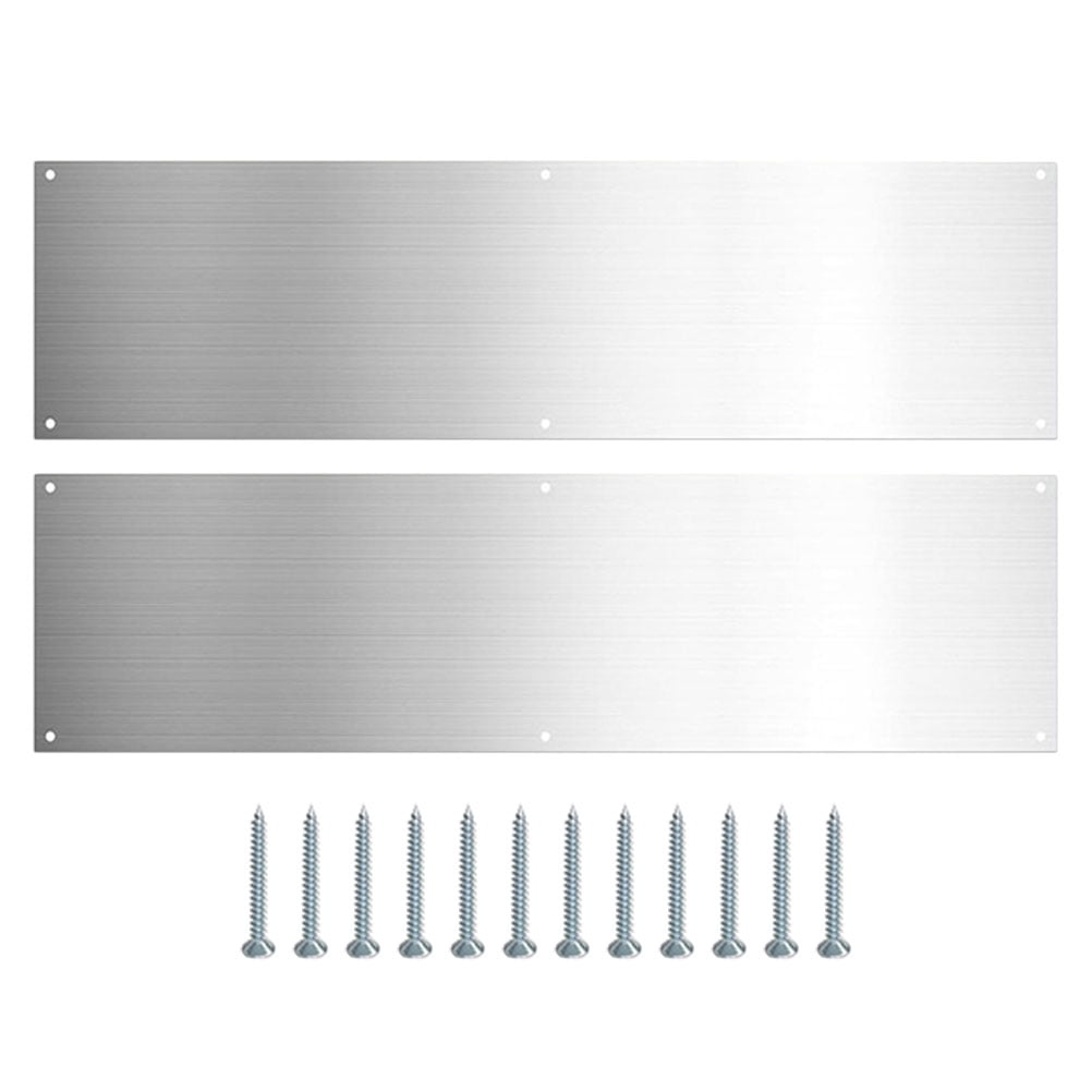 NISHUNA 2 Pieces Door Kick Plate Kick Plates for Exterior Doors ... NISHUNA 2 Pieces Door Kick Plate Kick Plates for Exterior Doors ...