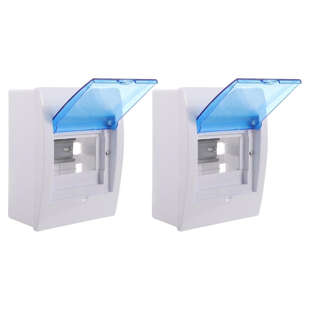 NISHUNA 2pcs Wall-Mounted Distribution Box Plastic Outdoor Electrical ...