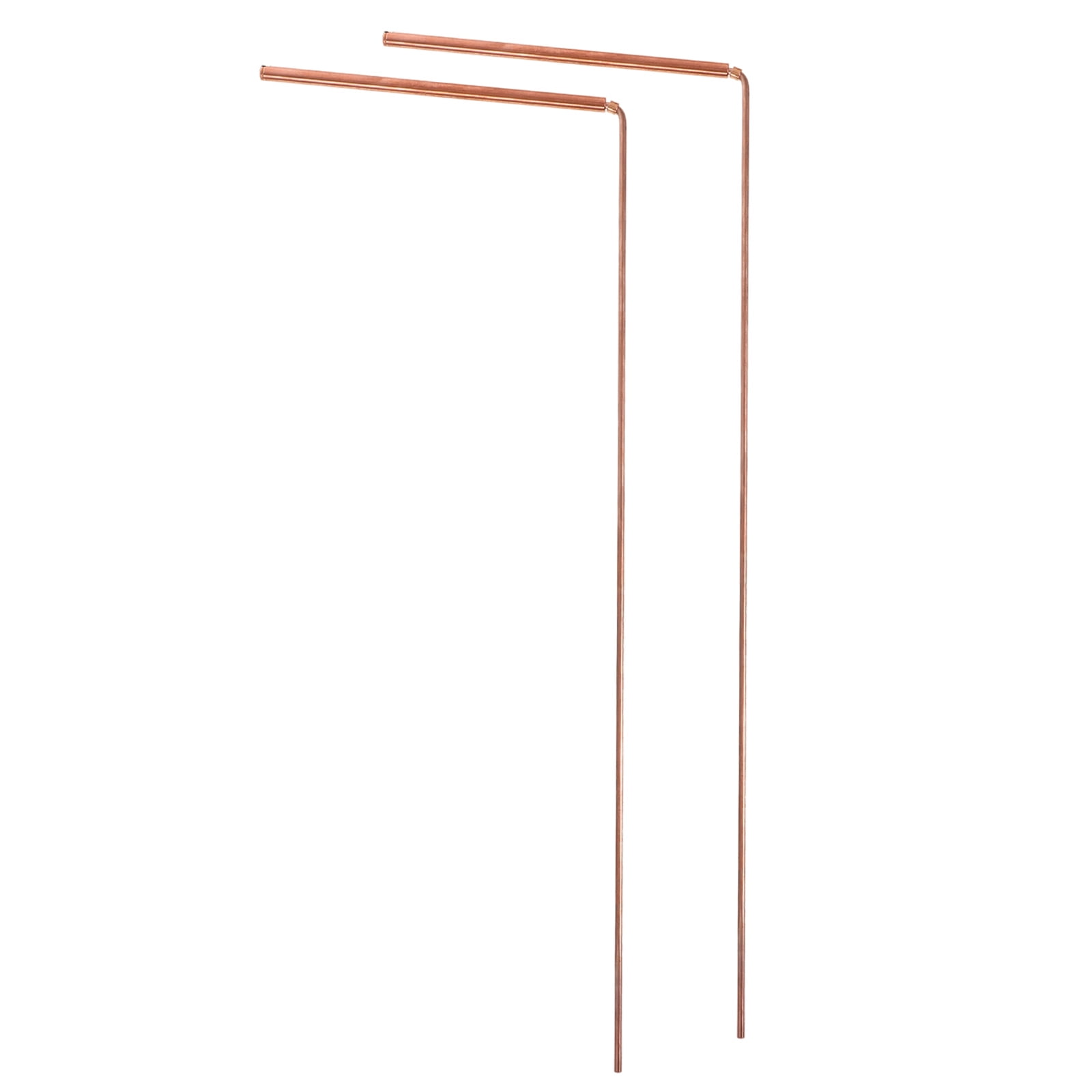 NISHUNA 2pcs dowsing rod copper divining flexible rotation tool ...