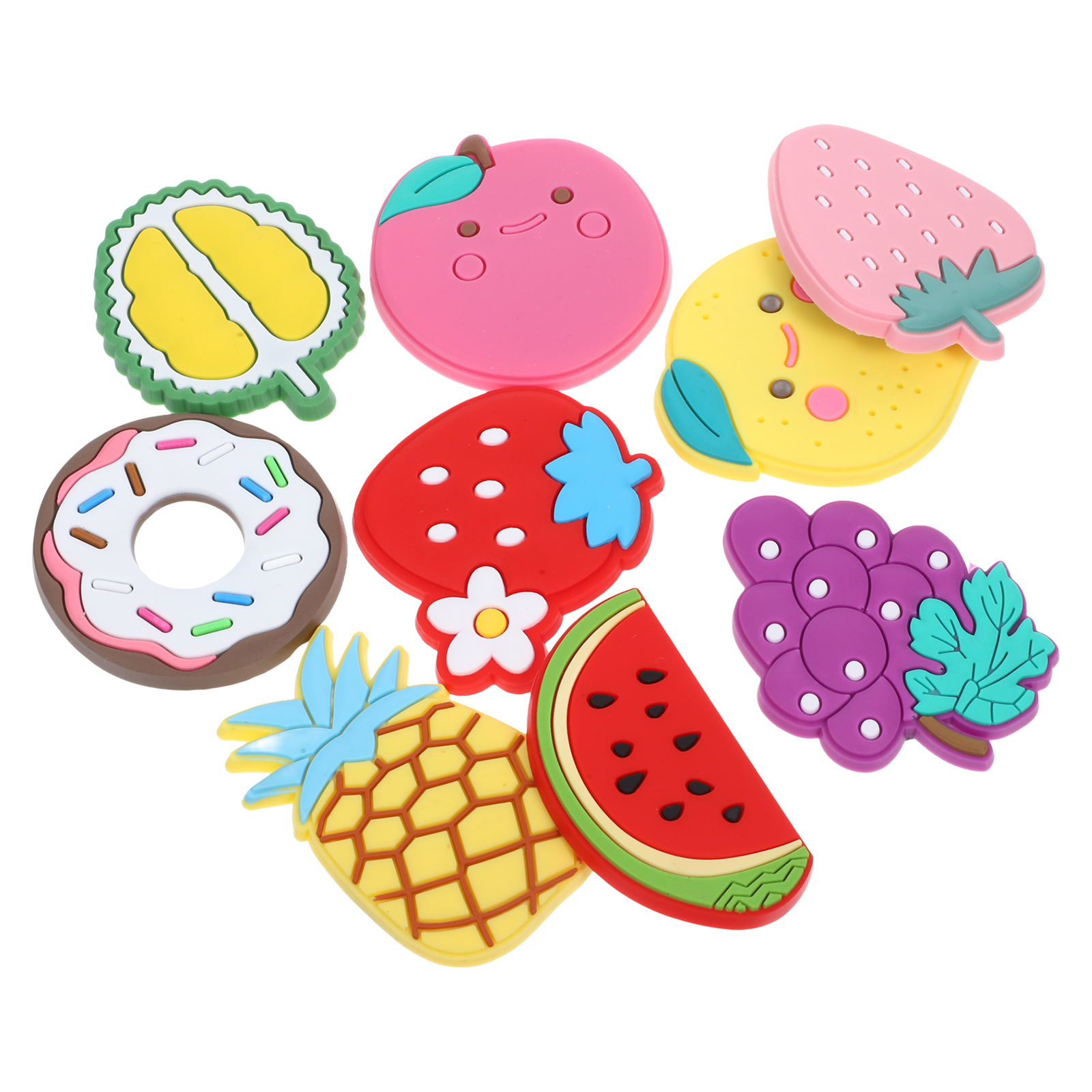 NISHUNA 9pcs Fruits Fridge Magnets Adorable Fruit Refrigerator Magnets ...