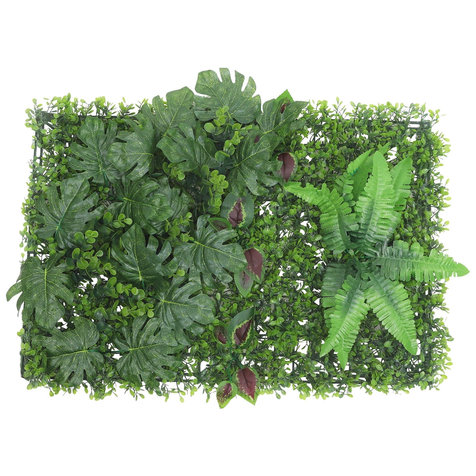 NISHUNA Artificial Greenery Hedge Grass Wall Faux Grass Wall Backdrop ...