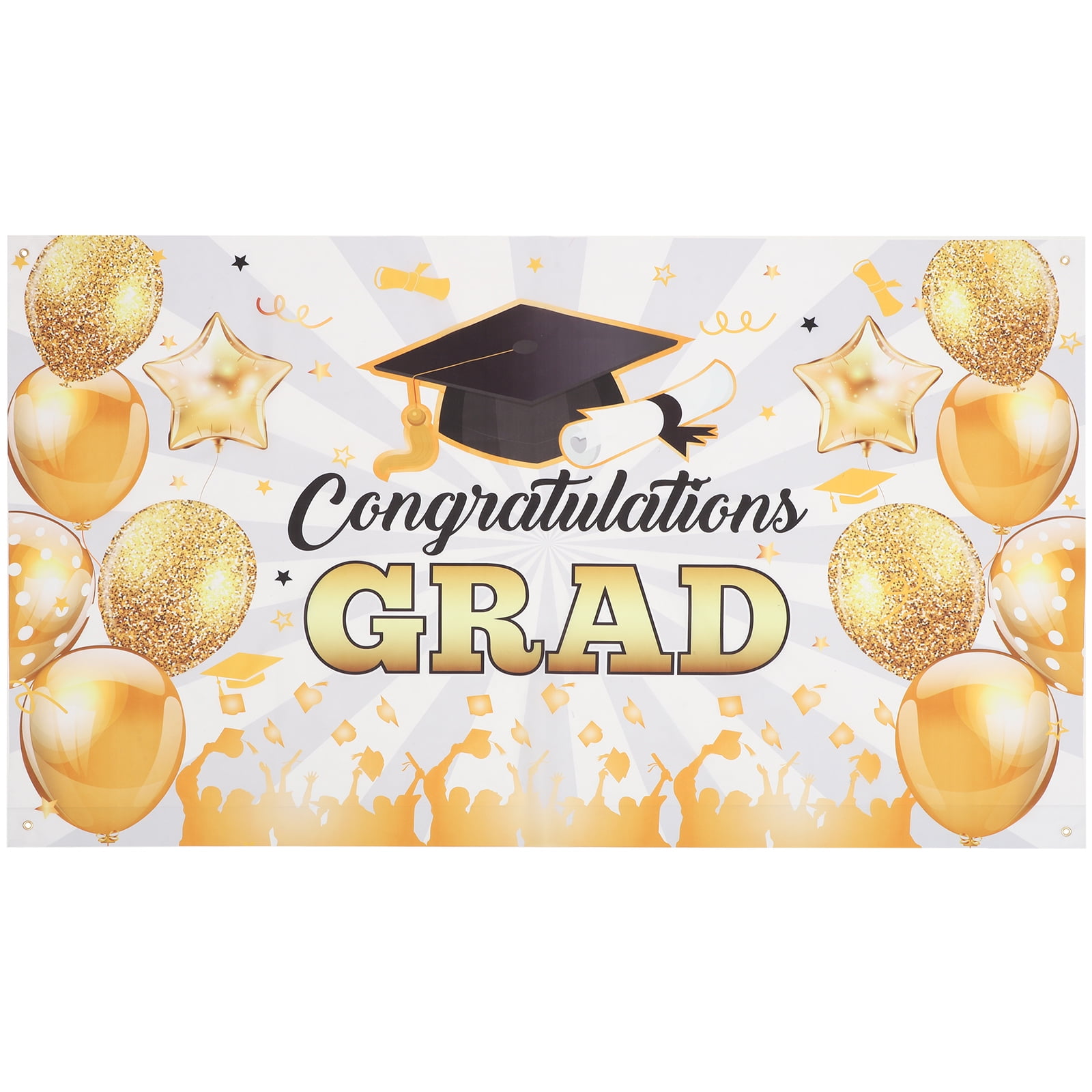NISHUNA Graduation Background Banner Backdrop Congratulations Grad ...