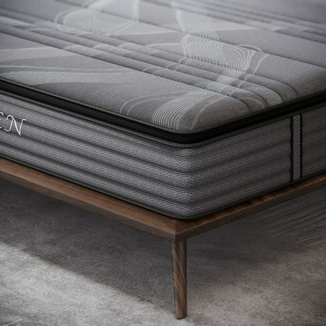 NISIEN 10" CertiPUR-US Certified Memory Foam Pocket Spring Mattress ...