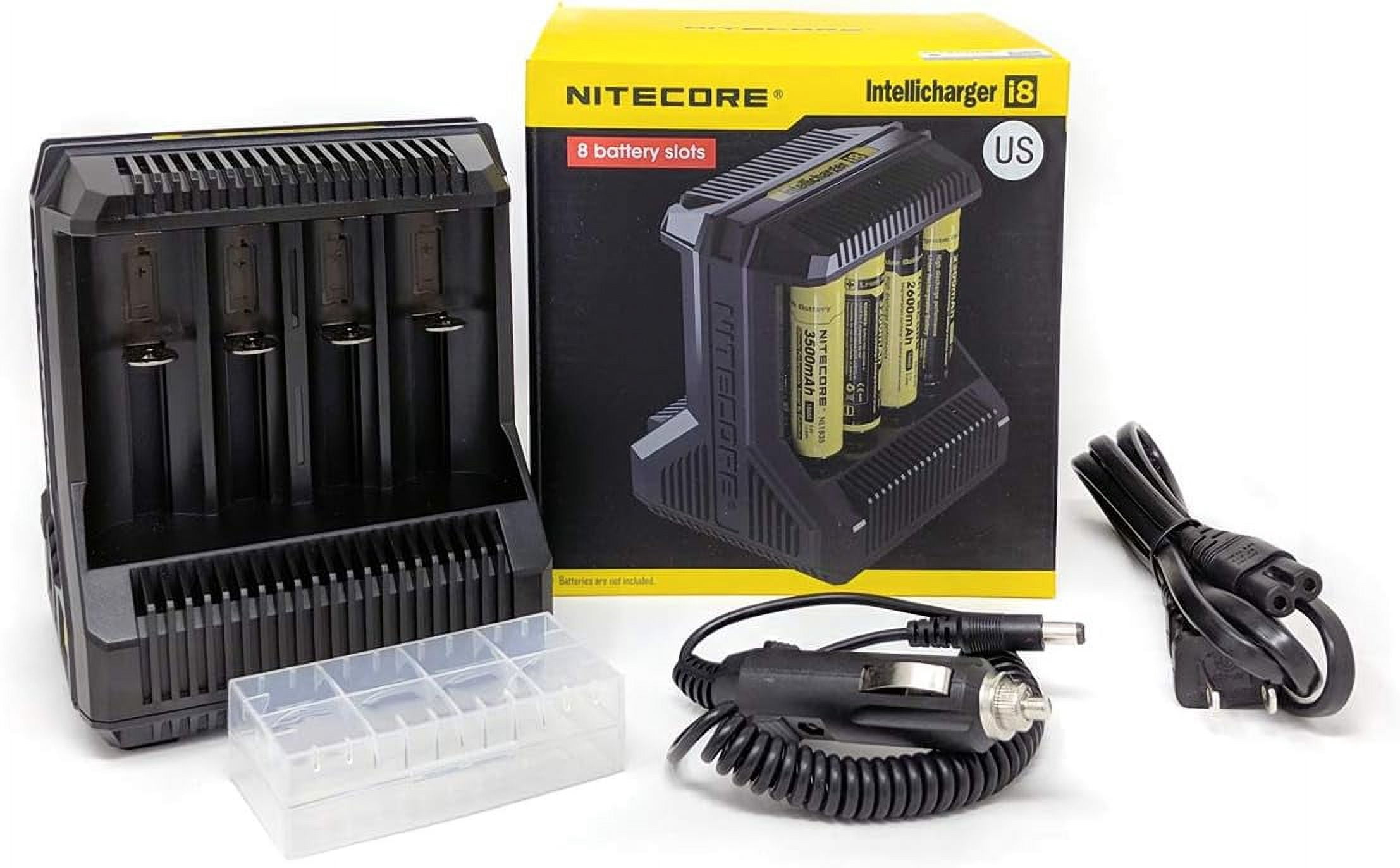 NITECORE I8 INTELLIGENT UNIVERSAL BEST BATTERY CHARGER CHARGER FOR ...