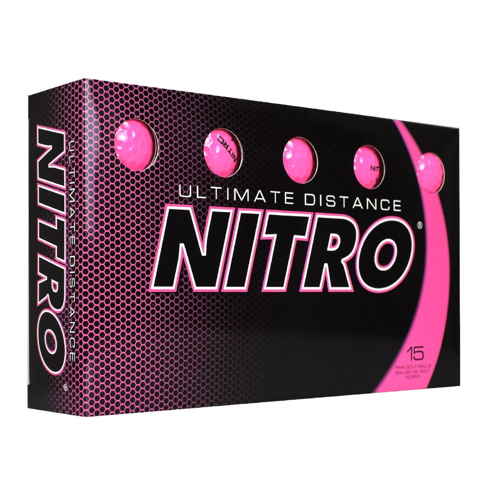NITRO ULTIMATE DISTANCE 15 BALL PACK PINK - Walmart.com