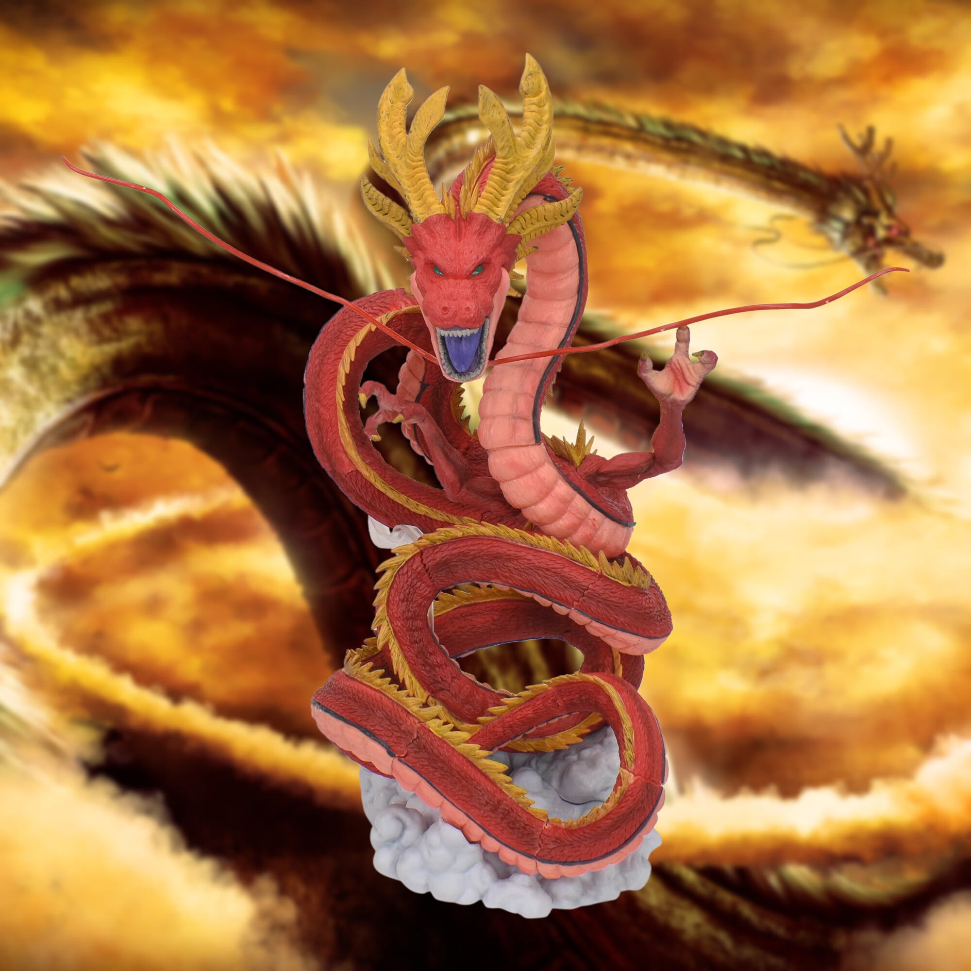Red Shenron Vs Shenron