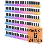 Wall Mounted 5-Tier Nail Polish Rack Holder, Tree Silhouette Round ...