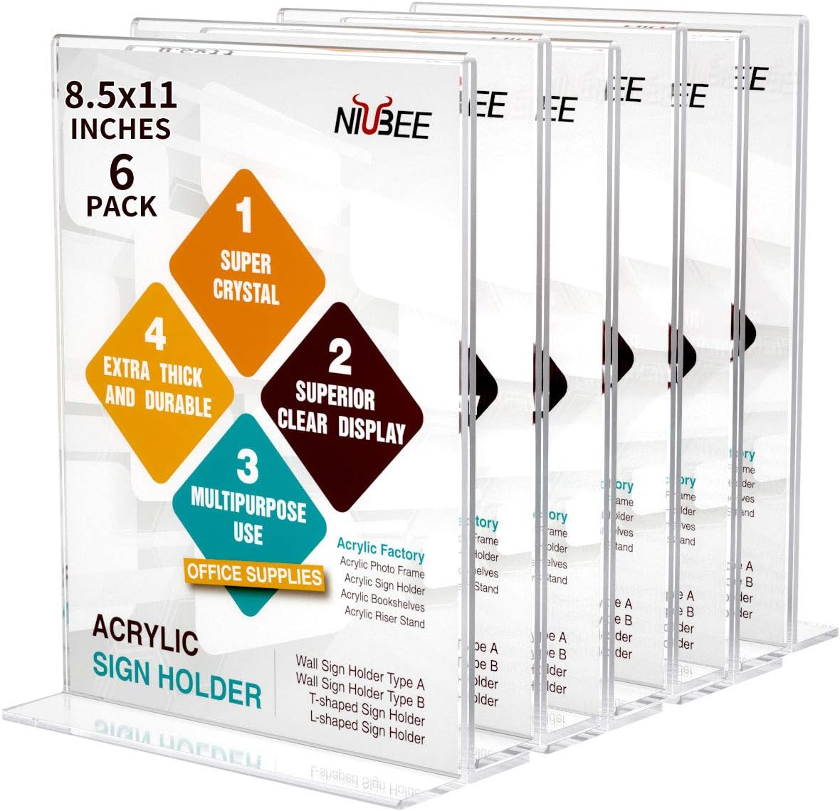 Yescom Portable Foldable A-Frame Double-Sided PVC Sign Board Stand ...