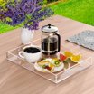Accents by Jay Blue With White Lines Rectangular Tray - Walmart.com