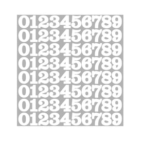 1 Inch Number Stickers