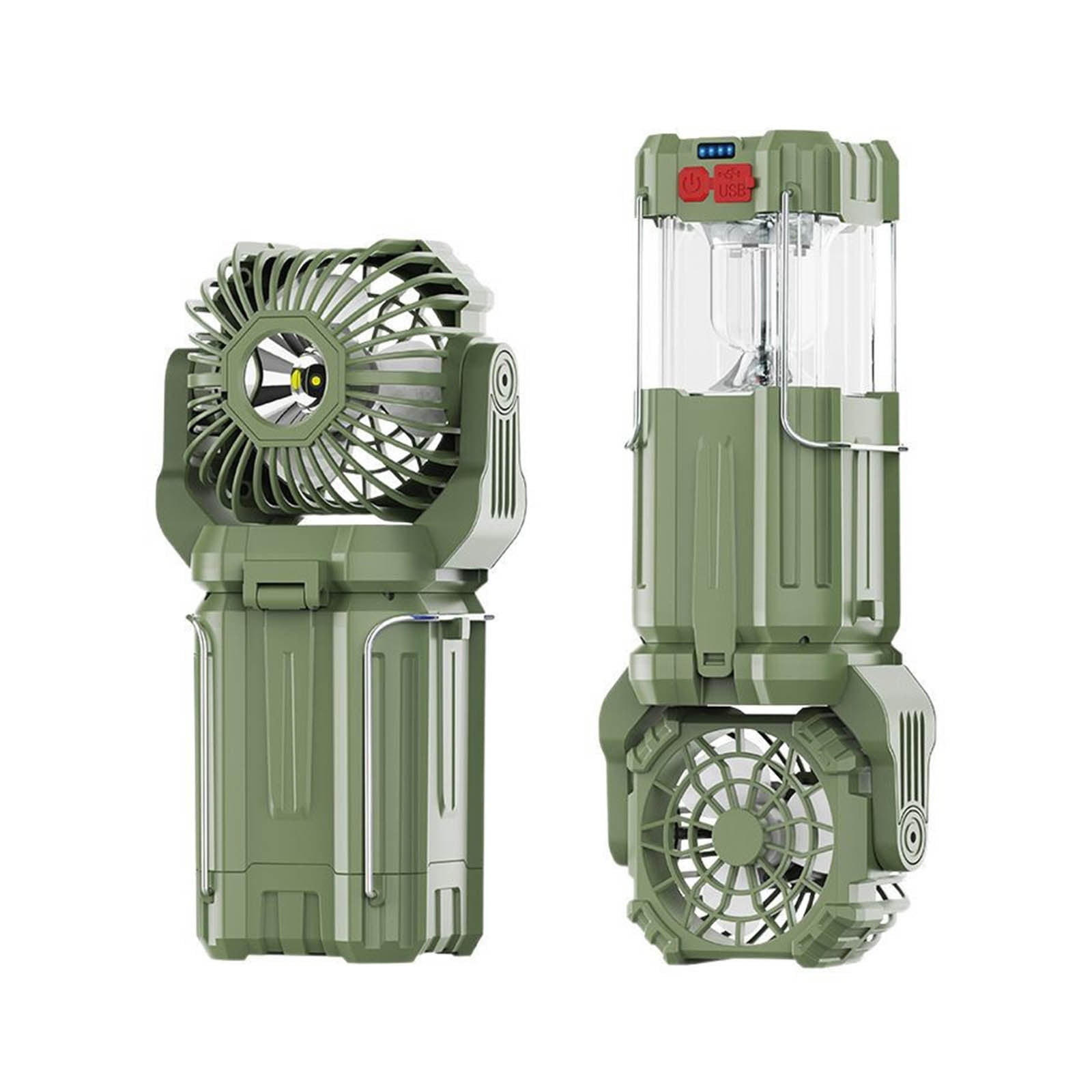 NIUBWJL Camping Lanterns with Fan,Solar Camping Fan Charging for Phone ...