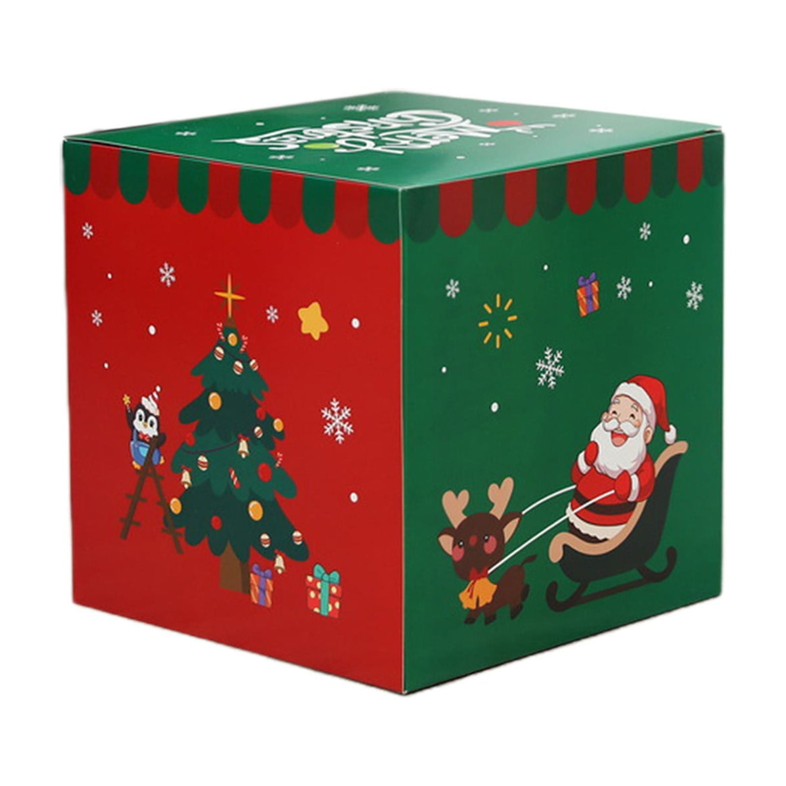 NIUBWJL Christmas Decorations Gift Boxes Display Props Storefronts ...