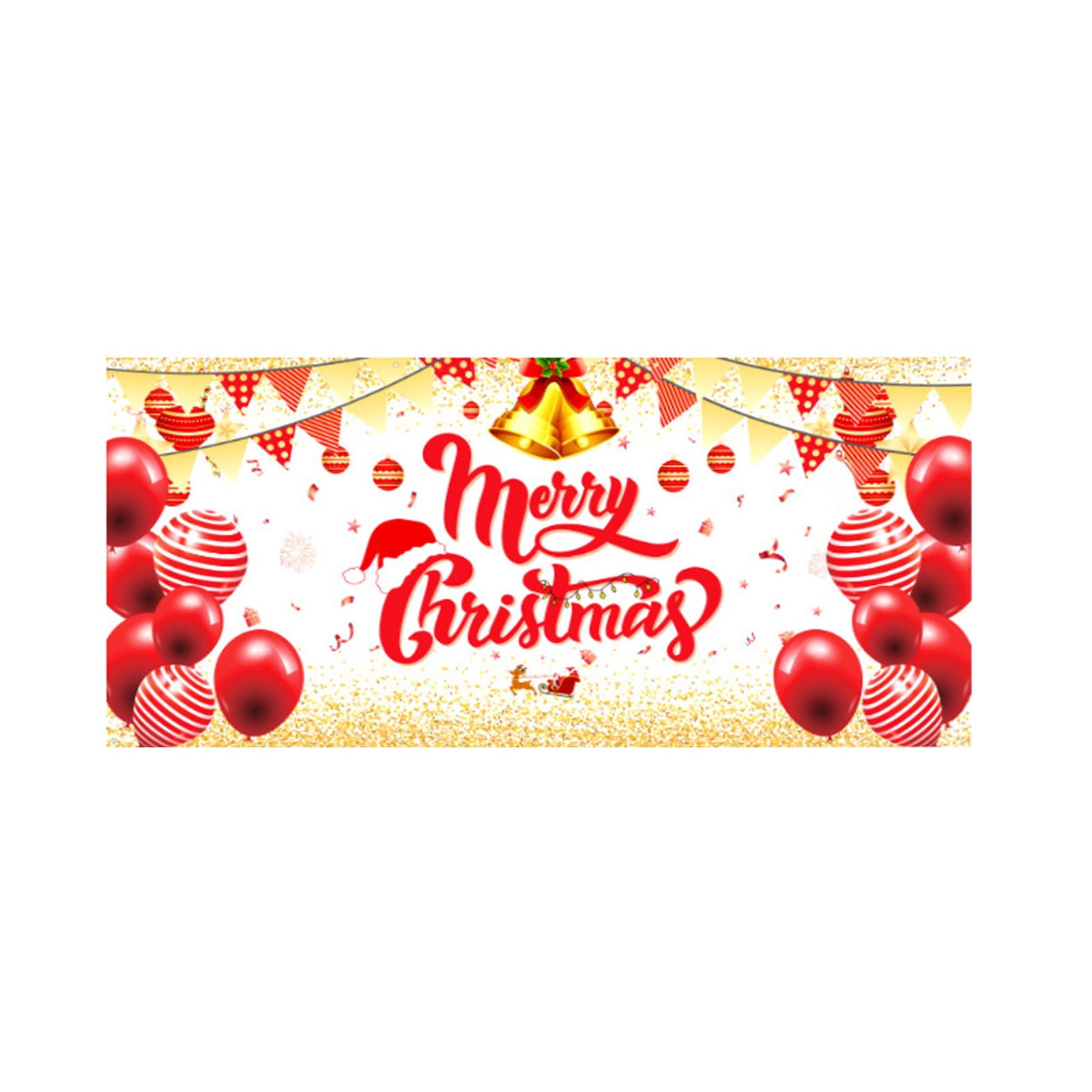 NIUBWJL Christmas Garage Banners Garage Flag Festal Scene Door ...
