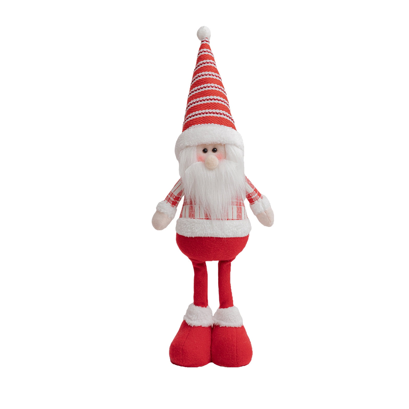 NIUBWJL Christmas Standing Santa Claus, Xmas Stuffed Snowman Standing ...