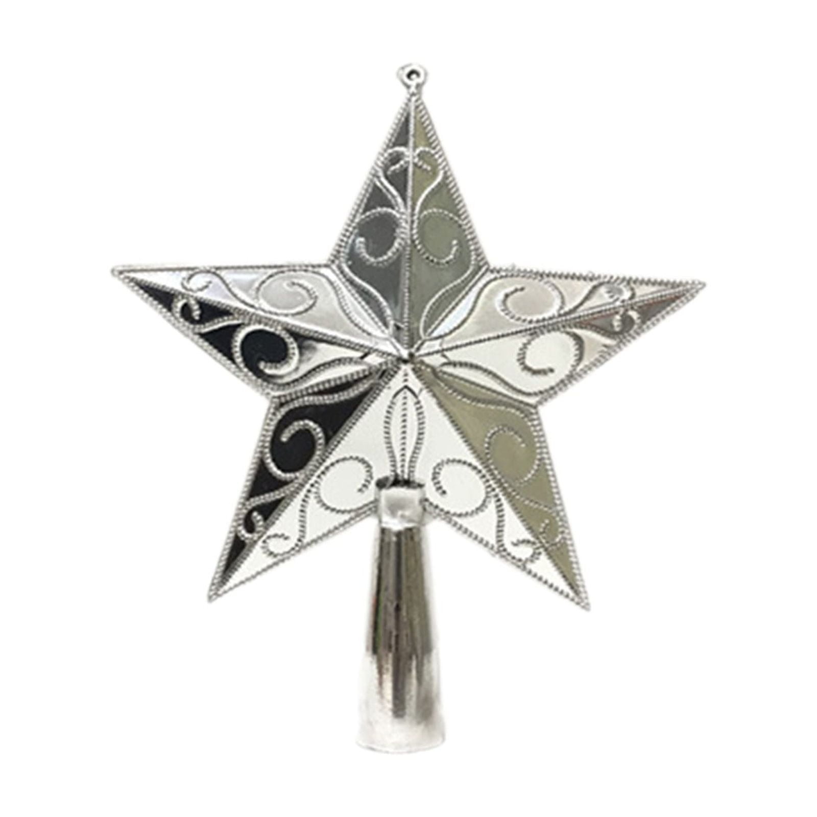 NIUBWJL Christmas Tree Topper Star Pentagram Plastic Pentagram ...