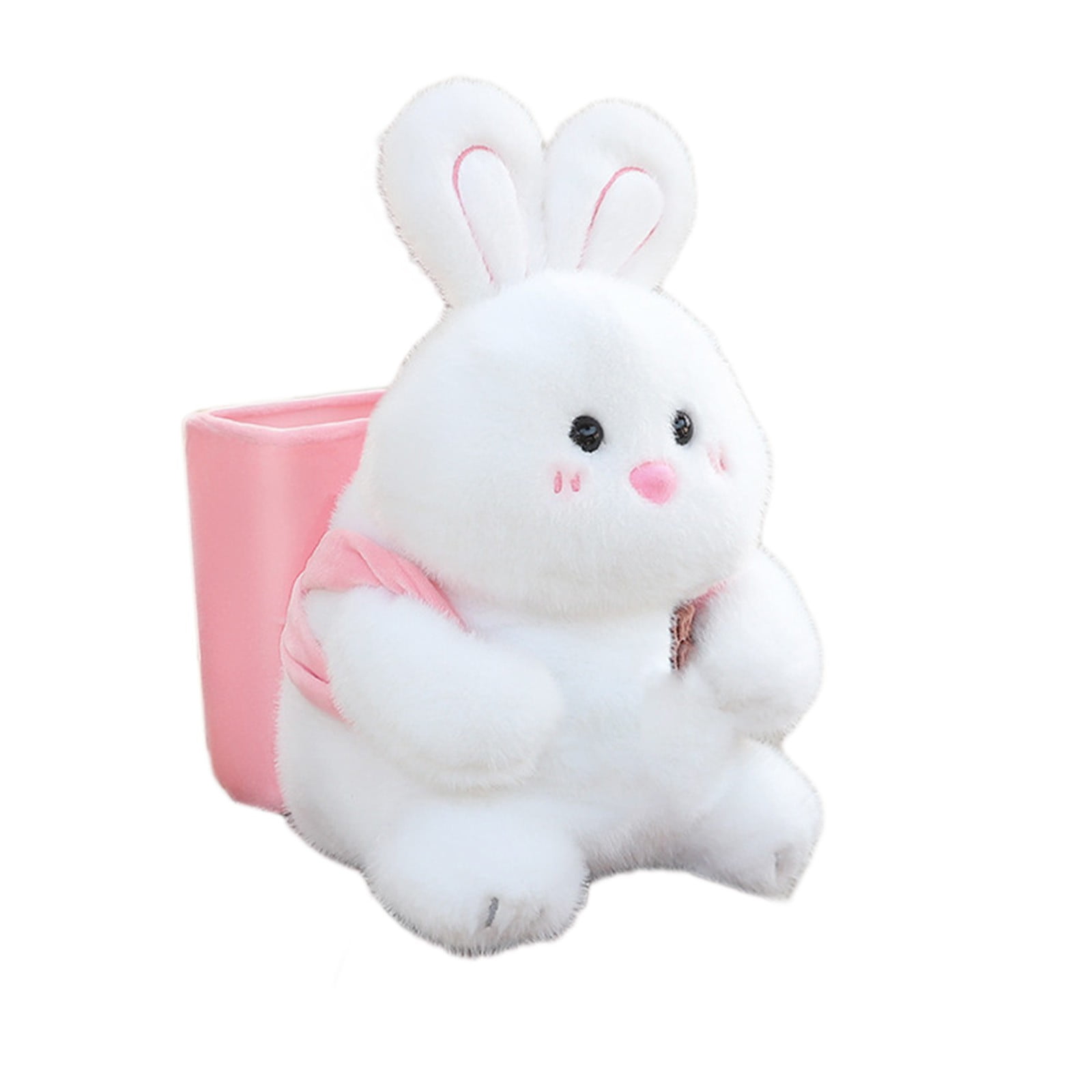NIUBWJL Cute Plush 2 in 1 Car Tissue Box and Trash Can Teddy Bear ...