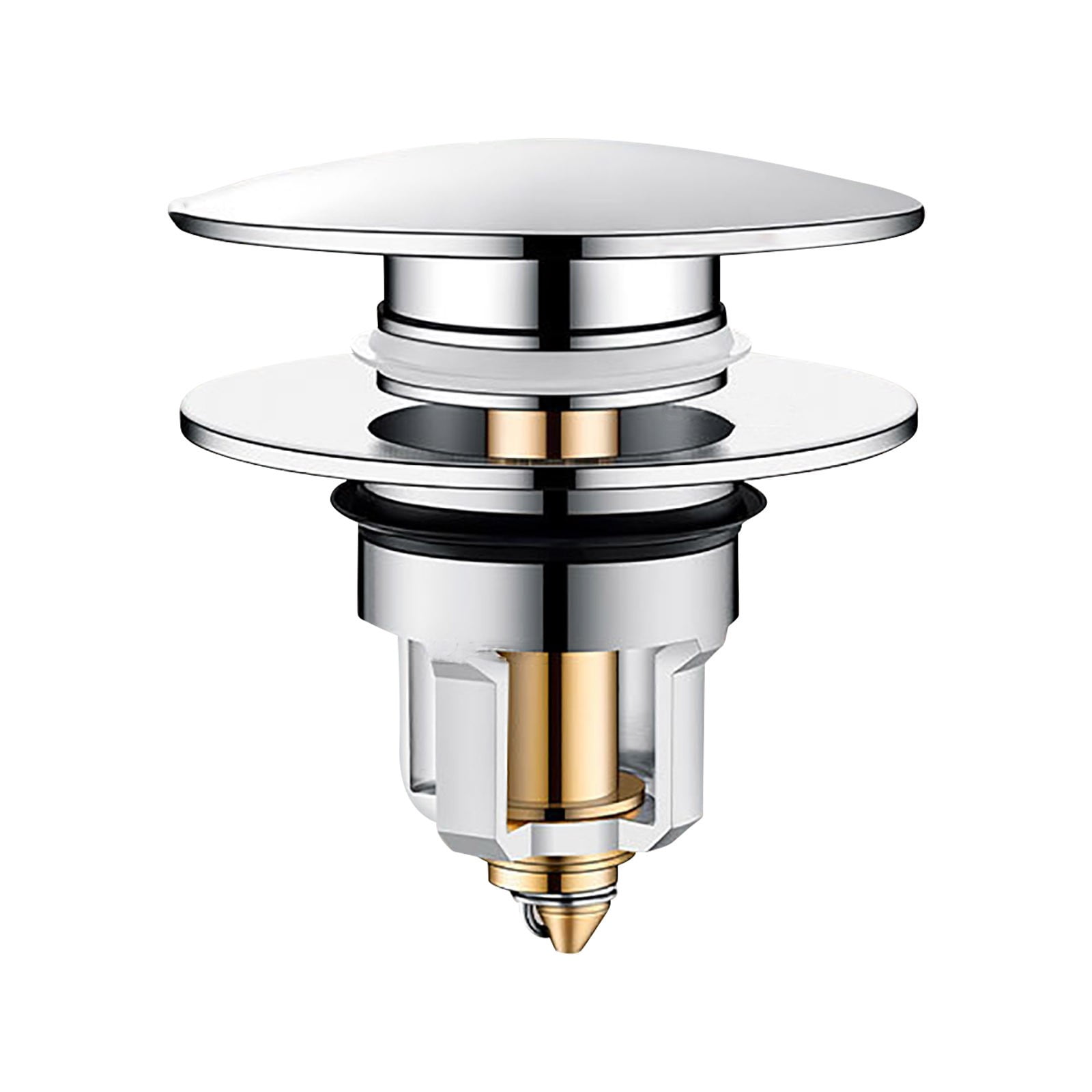 NIUBWJL Upgraded Edition Stainless Steel Bullet Core Push Type Basin ...