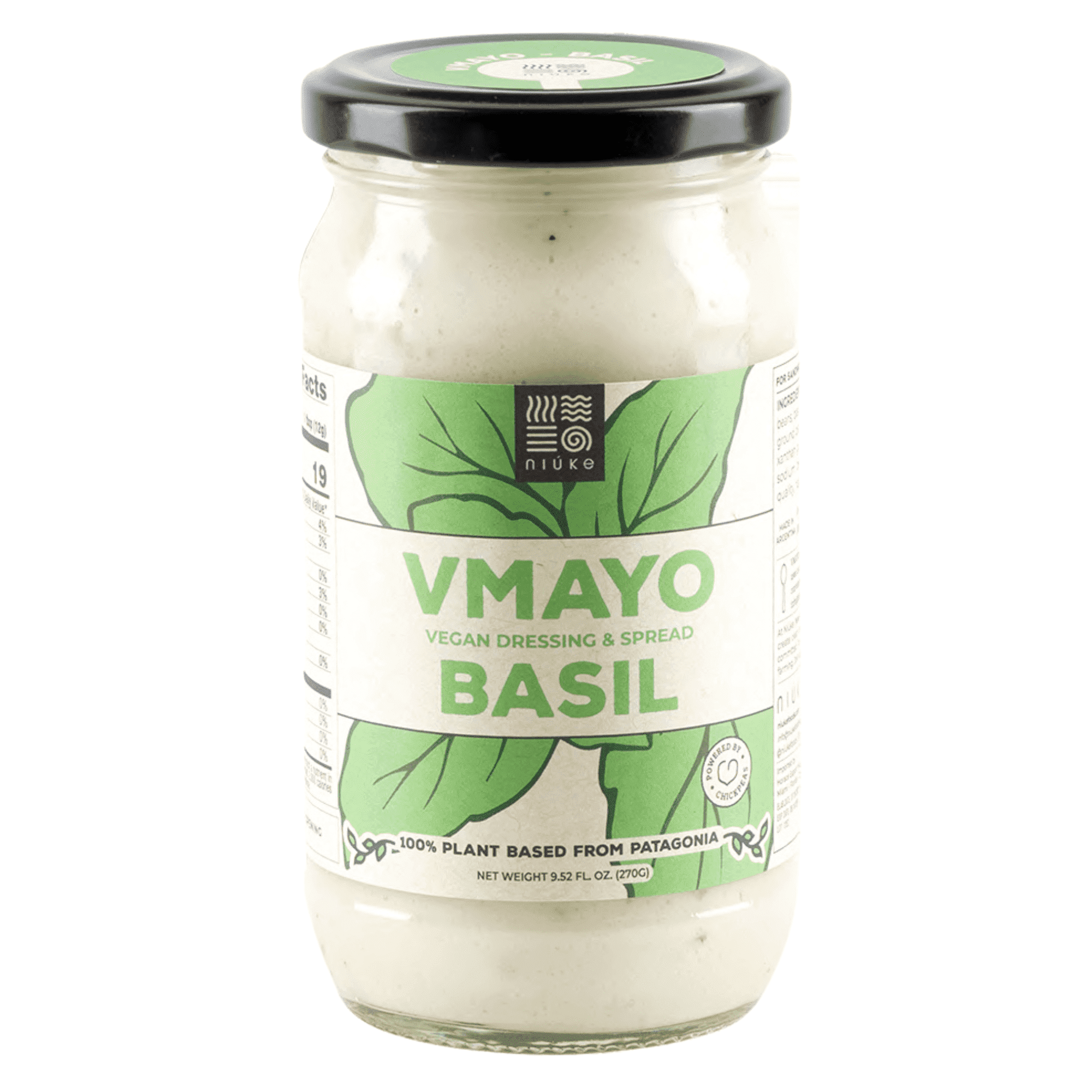 NIUKE Basil Vegan Mayo – Creamy & Herbaceous Plant-Based Spread | Dairy ...