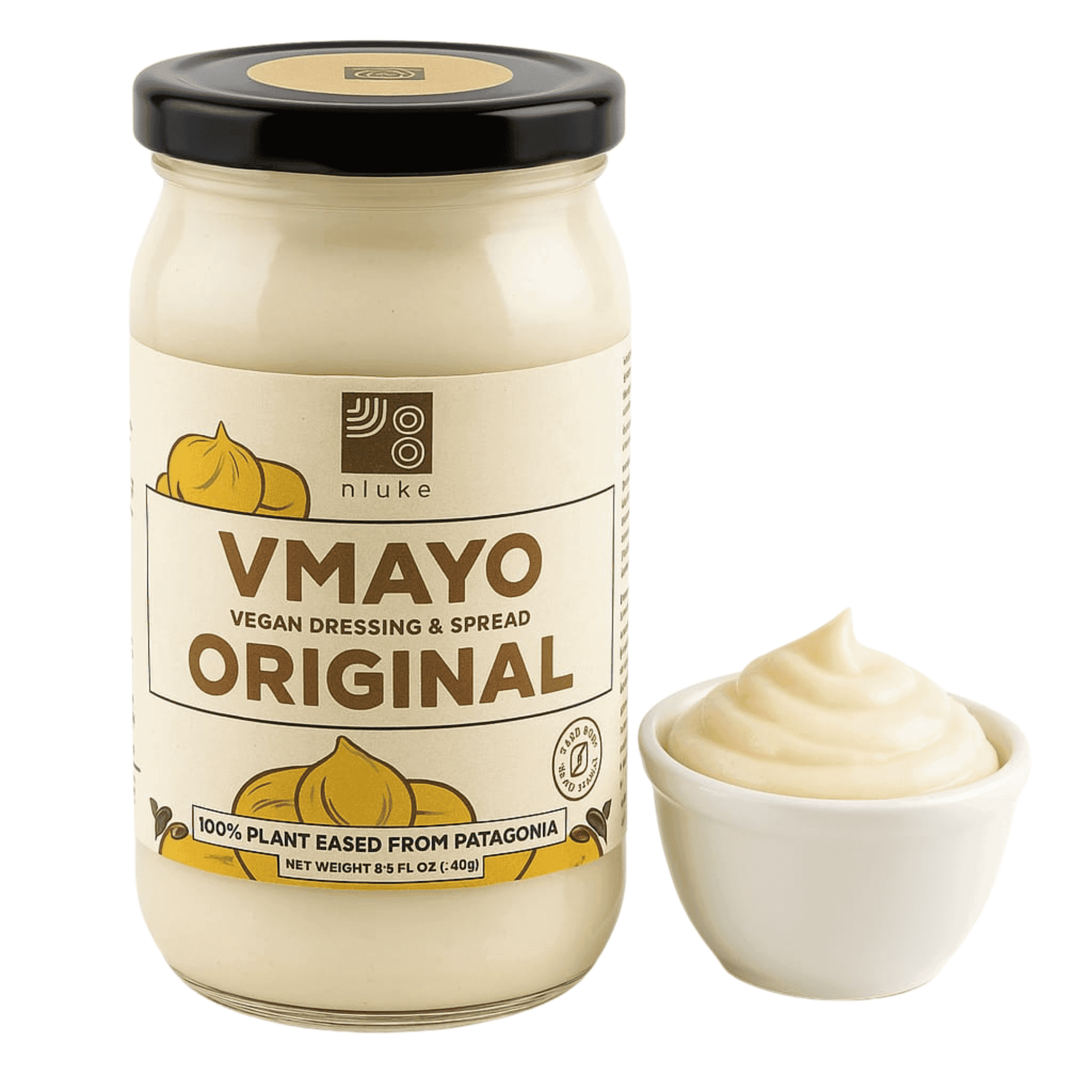 NIUKE Original Vegan Mayo – Smooth & Creamy Plant-Based Spread | Dairy ...