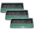 NIUPIKA Diamond Burr Bits Drill for Glass, Gemstone, Metal - 30 Pcs, 2 ...
