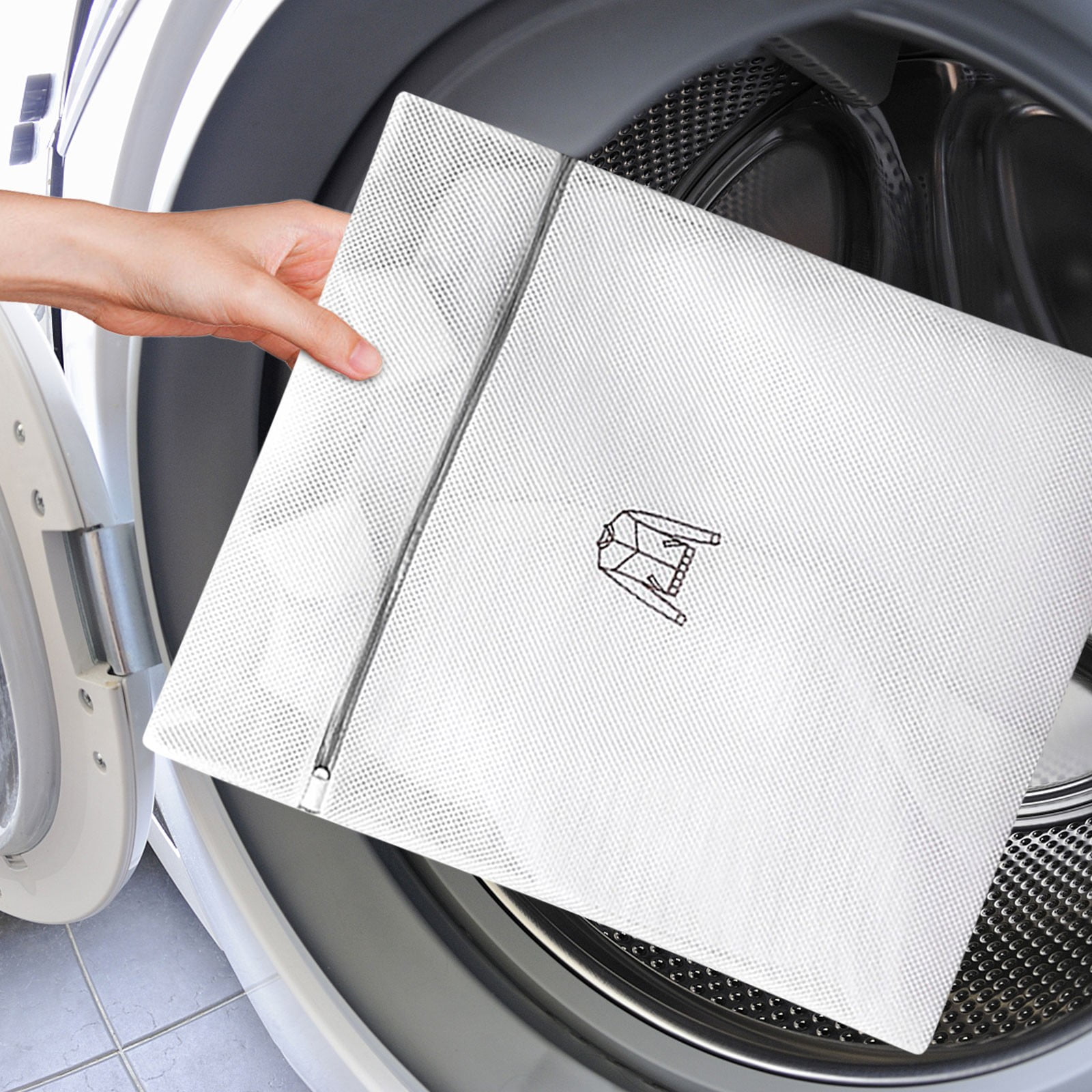 NIUREDLTD Durable Fine Mesh Laundry Bags For Delicates With Zipper ...