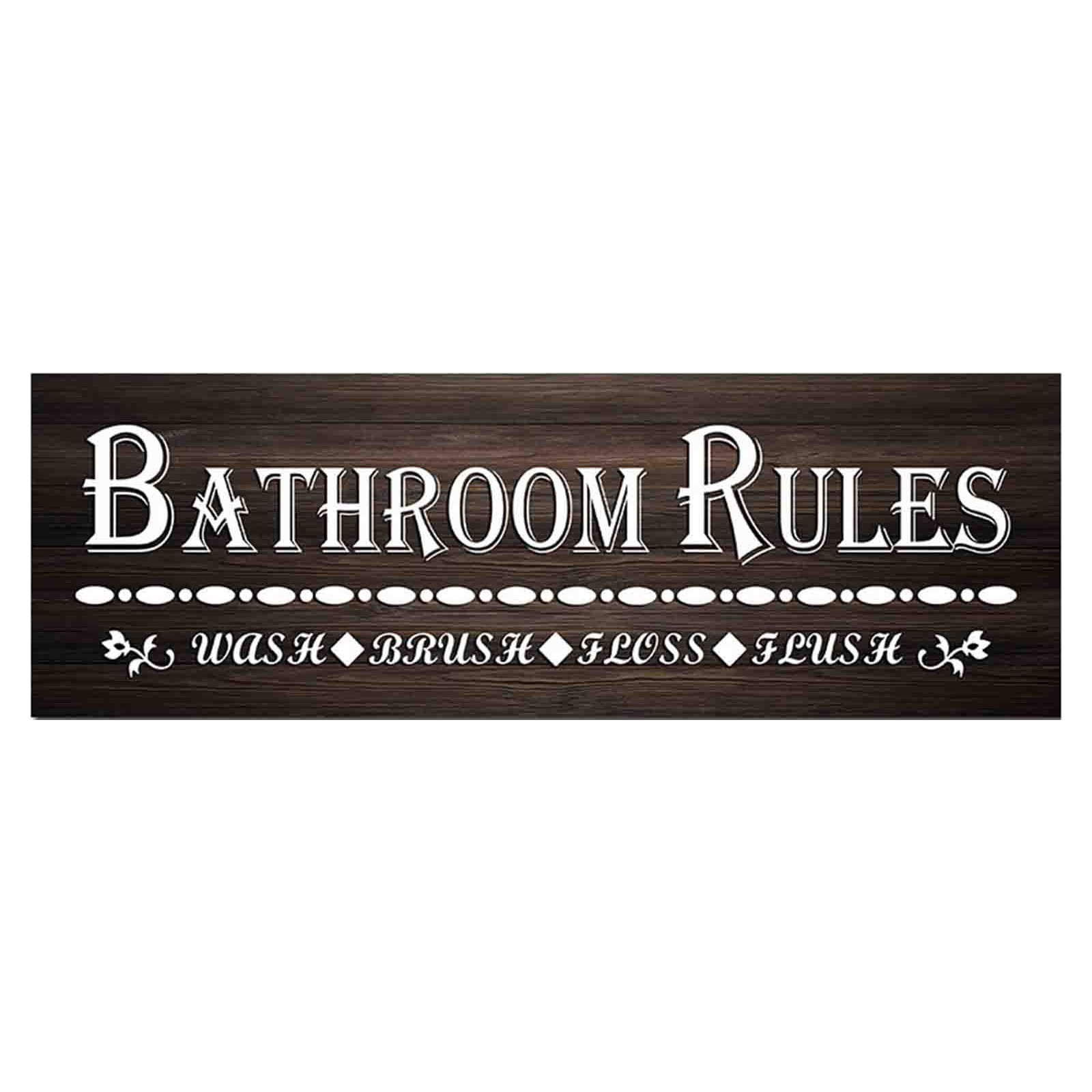 NIUREDLTD Home Decoration Relax Soak Unwind Wood Sign Rustic Bathroom ...