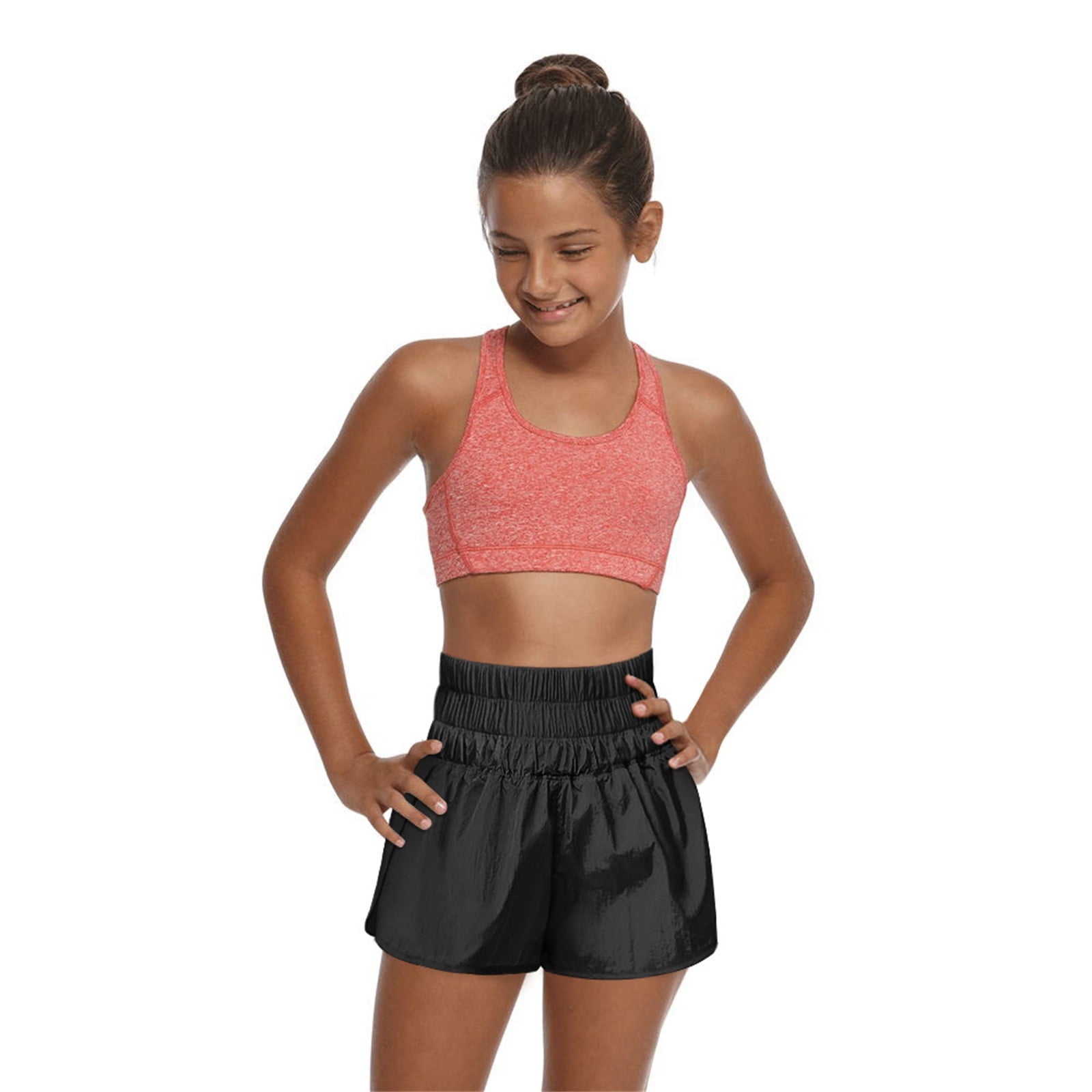 NIUREDLTD Youth Girls Athletic Shorts, Soccer, Basketball, Volleyball ...