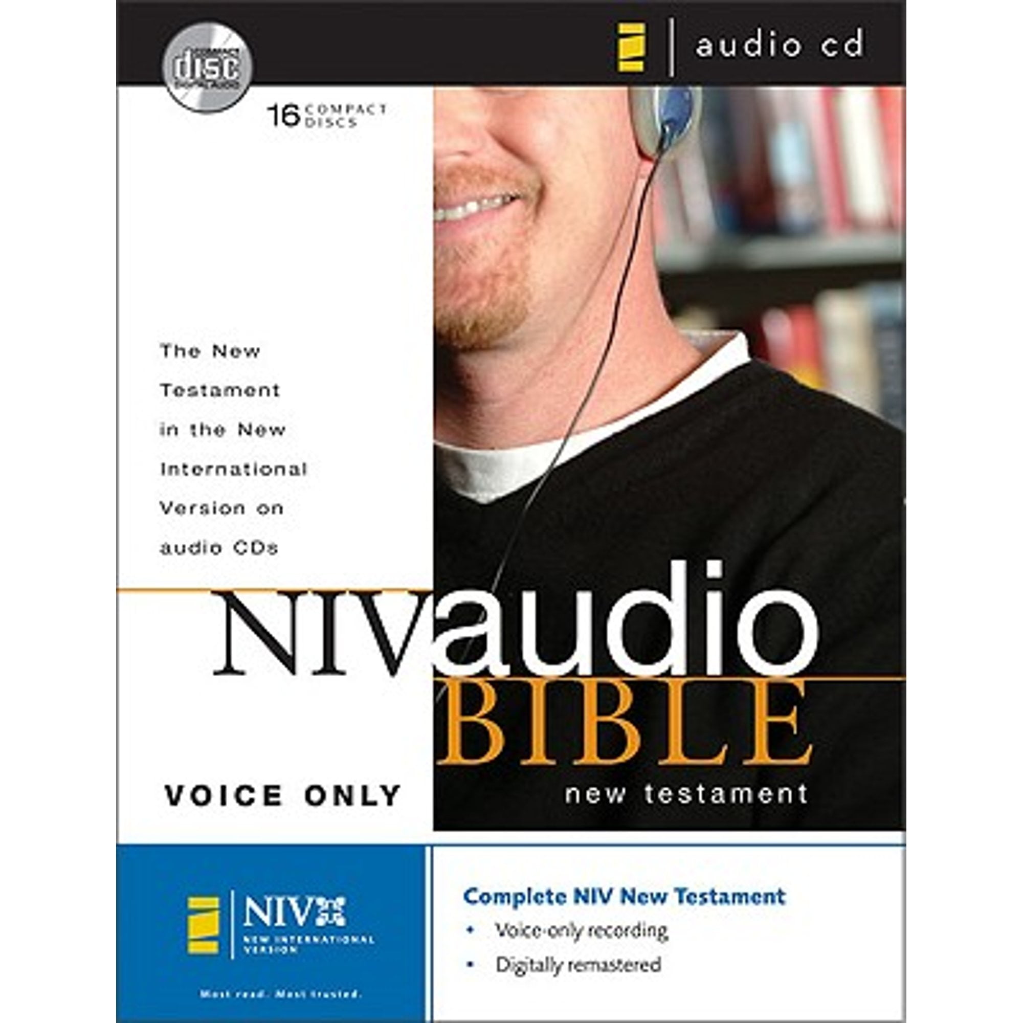 NIV Audio Bible New Testament Voice Only CD (Audiobook) by Zondervan ...