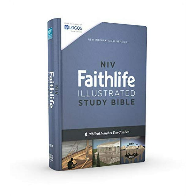 Pre-Owned NIV, Faithlife Illustrated Study Bible, Hardcover: Biblical Insights You Can See ...
