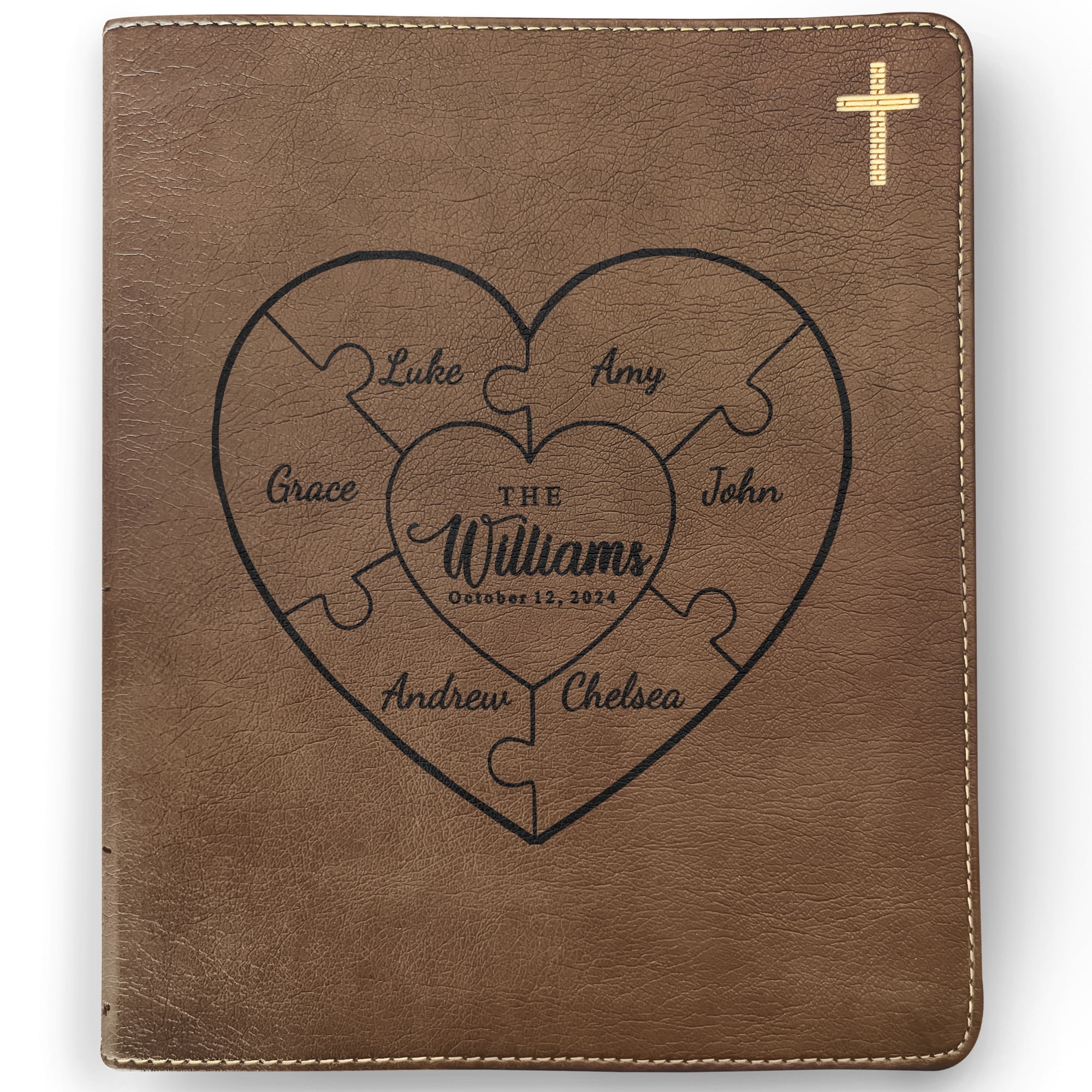 Personalized NIV Family Bible, Custom Engraved NIV Family Journaling ...