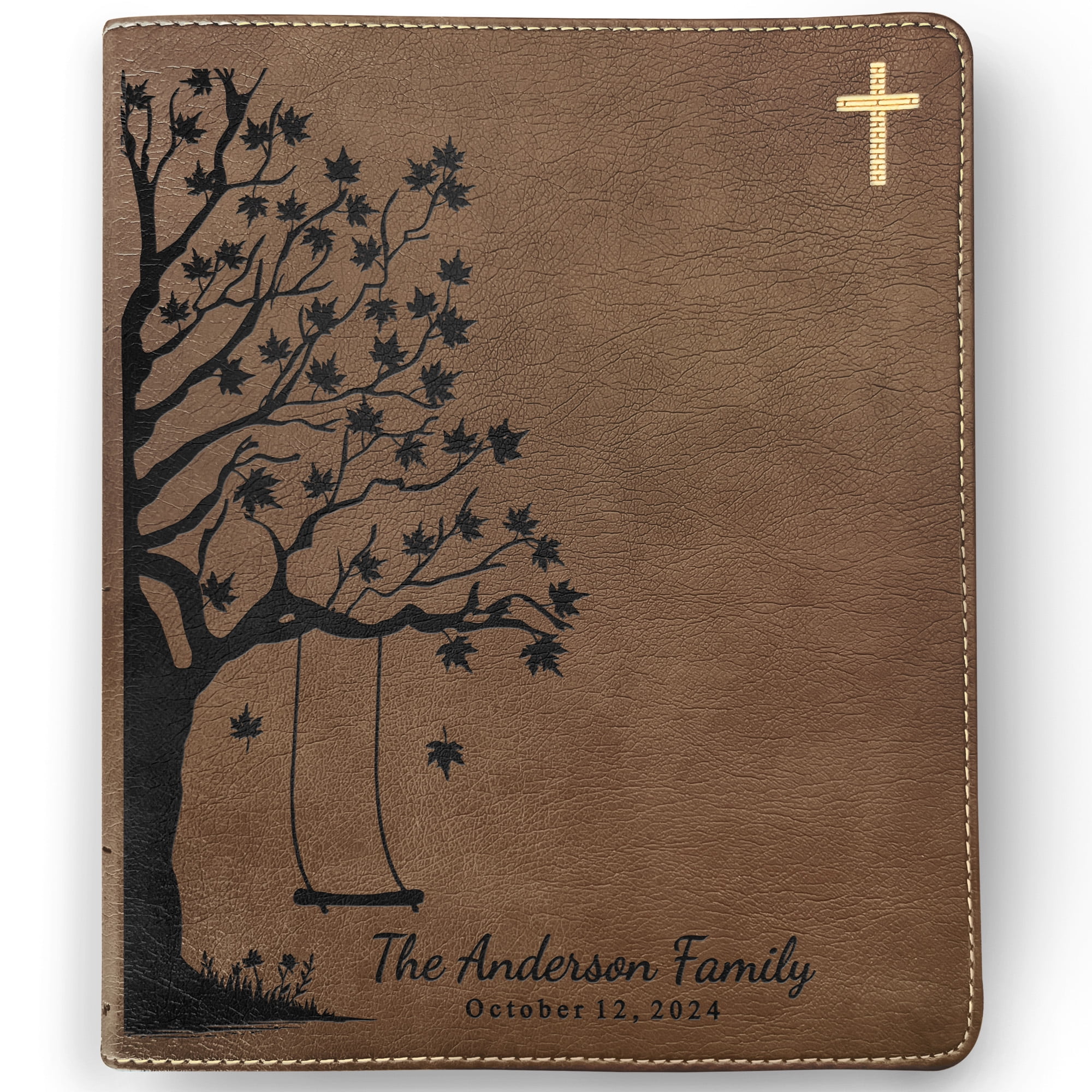 NIV Family Bible, Custom Engraved NIV Family Tree Journaling Bible ...