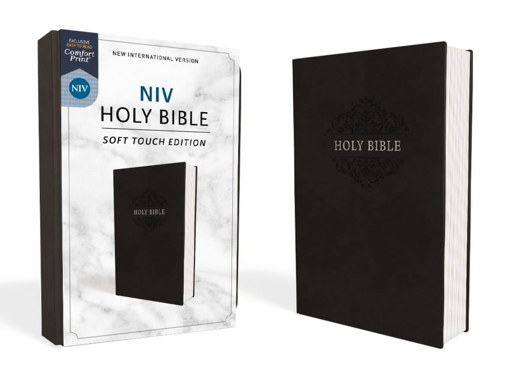 Zondervan, Holy Bible, NIV Soft Touch Edition, 7.5" Comfort Print ...