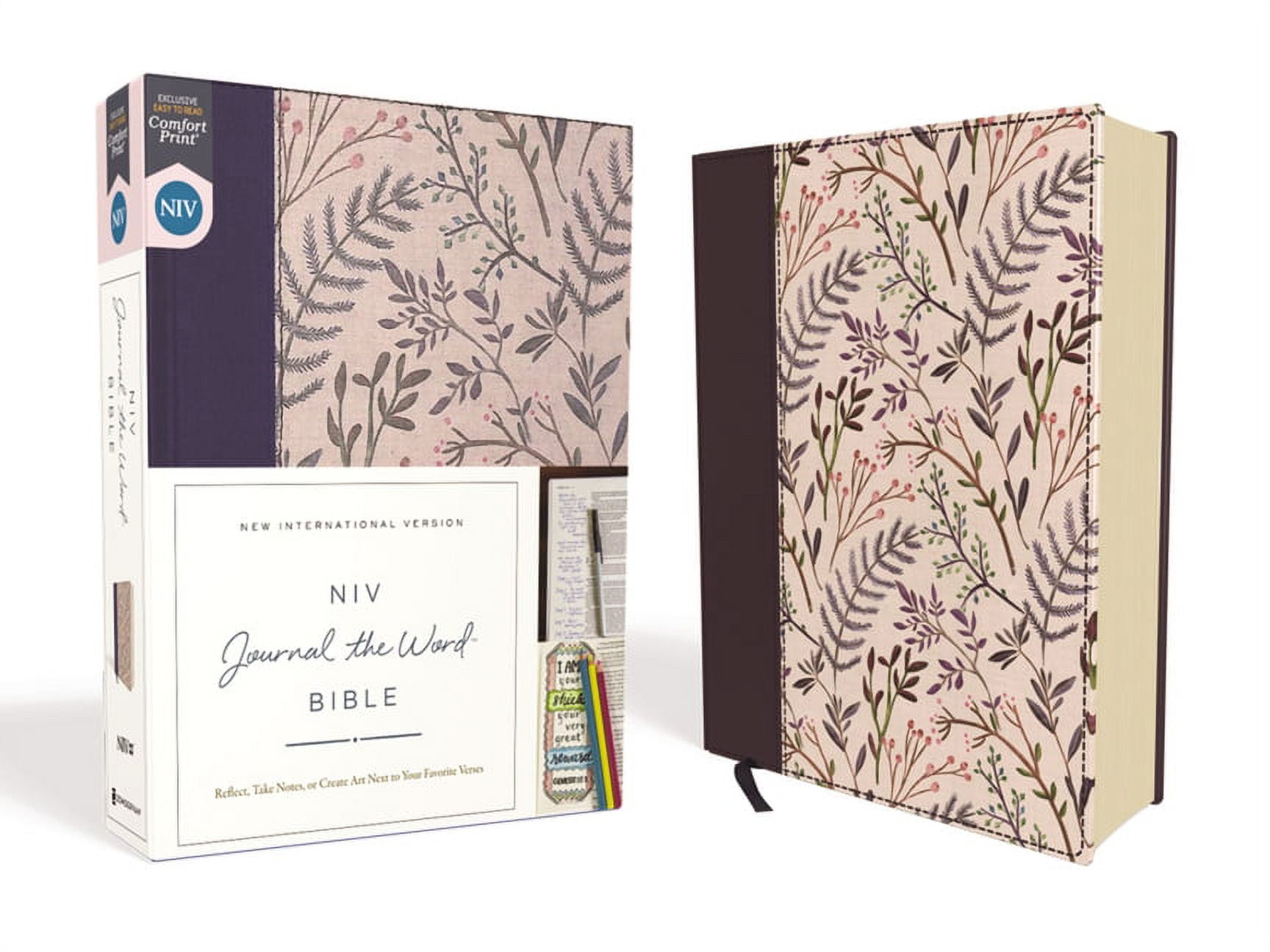 NIV Journal the Word Bible NIV, Journal the Word Bible, Cloth Over ...