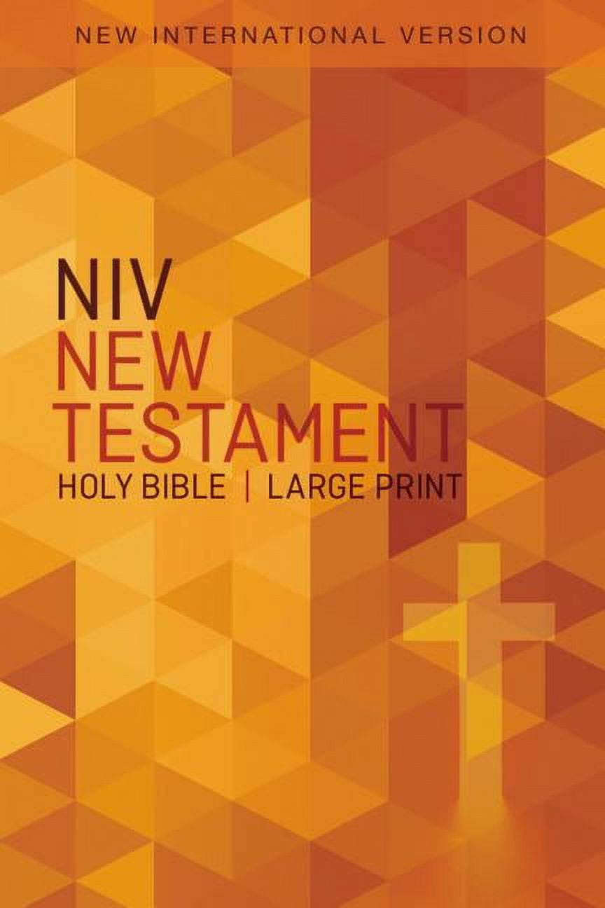 Zondervan, NIV Outreach New Testament, Large Print, Paperback - Walmart.com