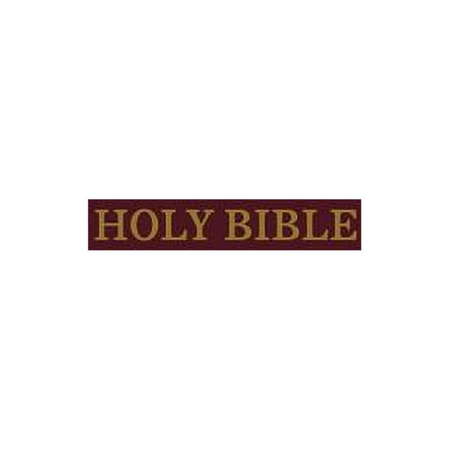 NIV, Reference Bible, Giant Print, Leather-Look, Burgundy, Red Letter ...