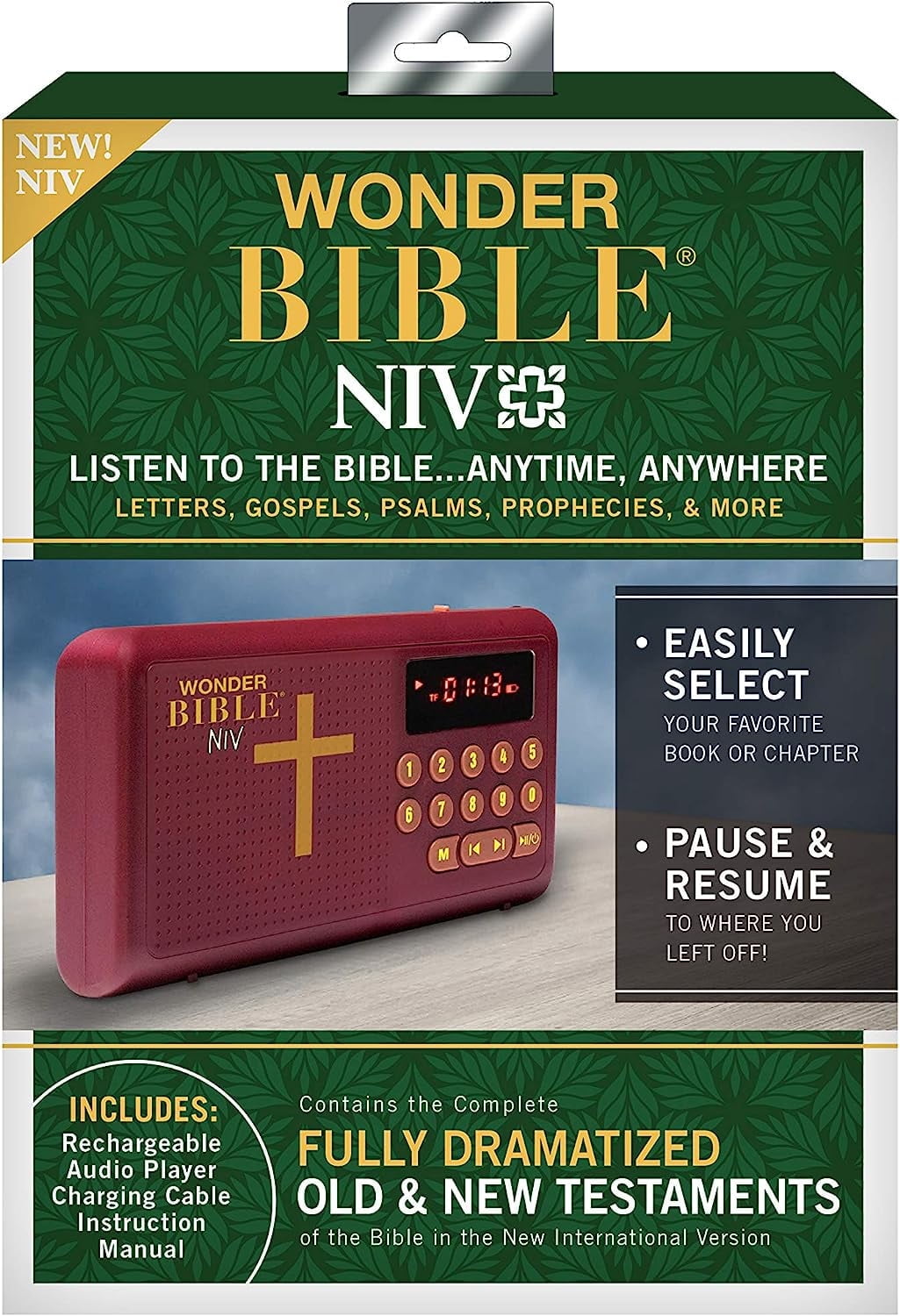 NIV- The Audio Bible Player That Speaks, New International Version, as ...