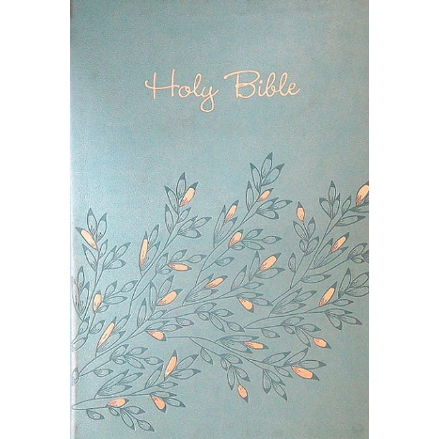 NIV Thinline, Large Print Holy Bible (Teal Leathersoft) - Walmart.com