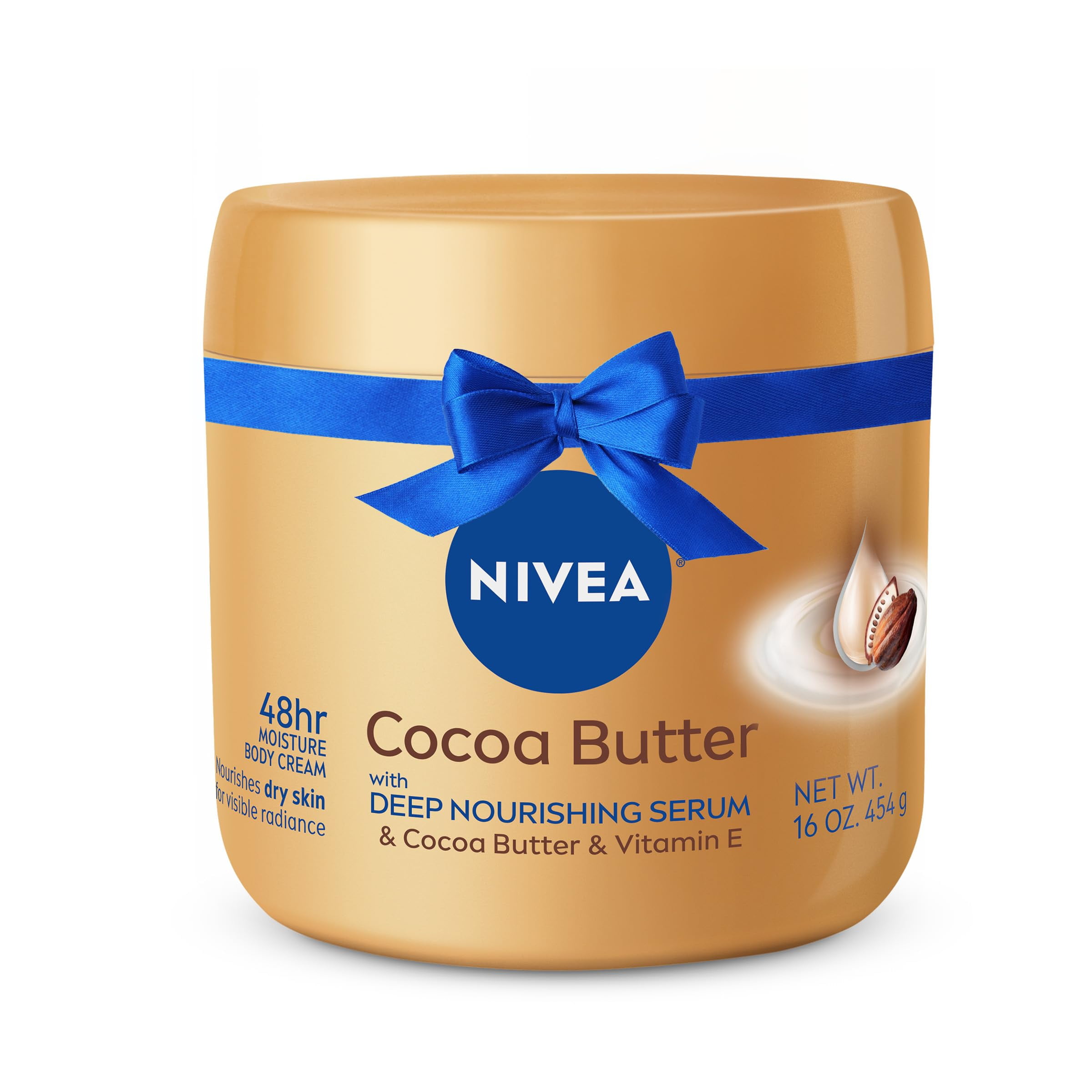 NIVEA Cocoa Butter Body Cream HYZ01 with Deep Nourishing Serum, Cocoa ...