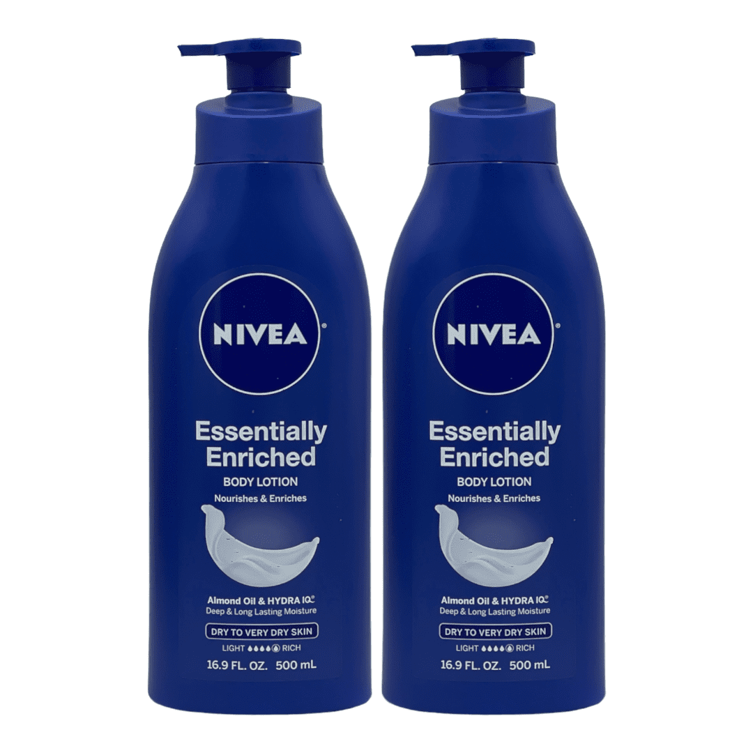 NIVEA Essentially Enriched Nourishing Body Lotion 16.9 oz for Dry to ...
