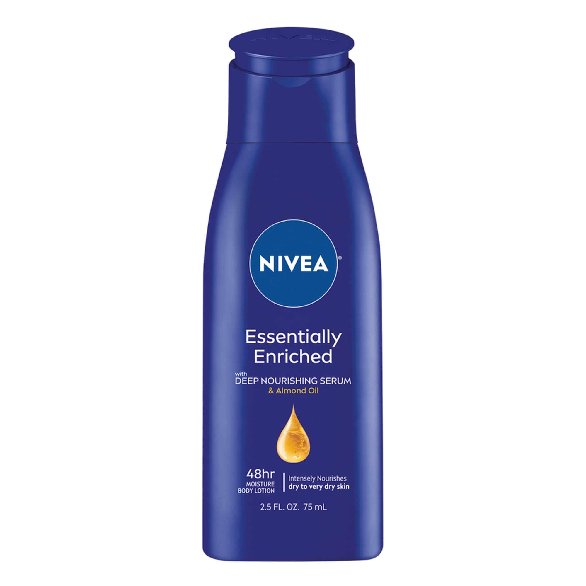 NIVEA Almond Infused Nourishing Body Lotion, Travel Size, 2.5 fl. oz ...