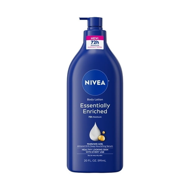 NIVEA Essentially Enriched Body Lotion for Dry Skin with Hyaluronic ...