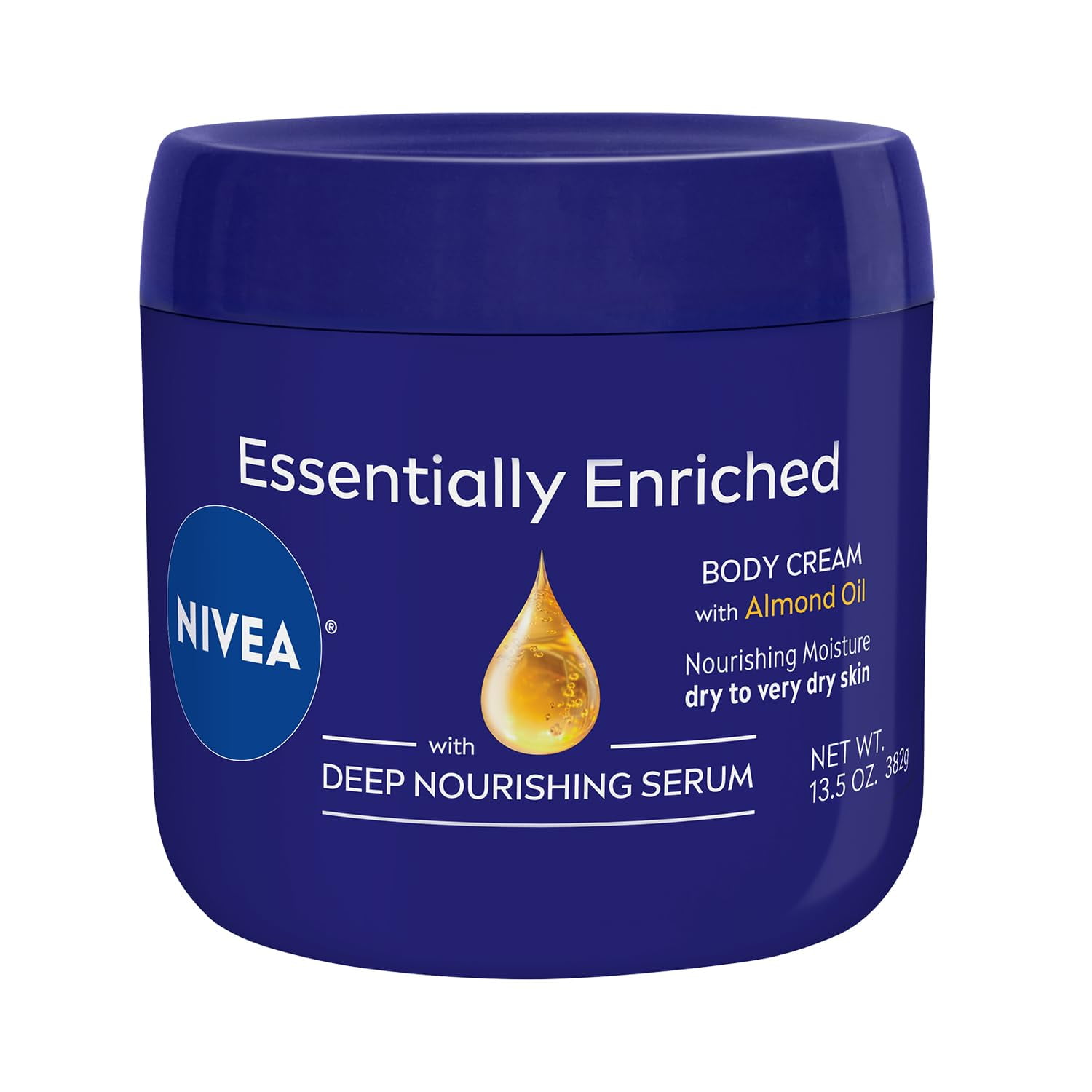 NIVEA Essentially Enriched Body SBF3 Cream, Moisturizing Cream for Dry ...