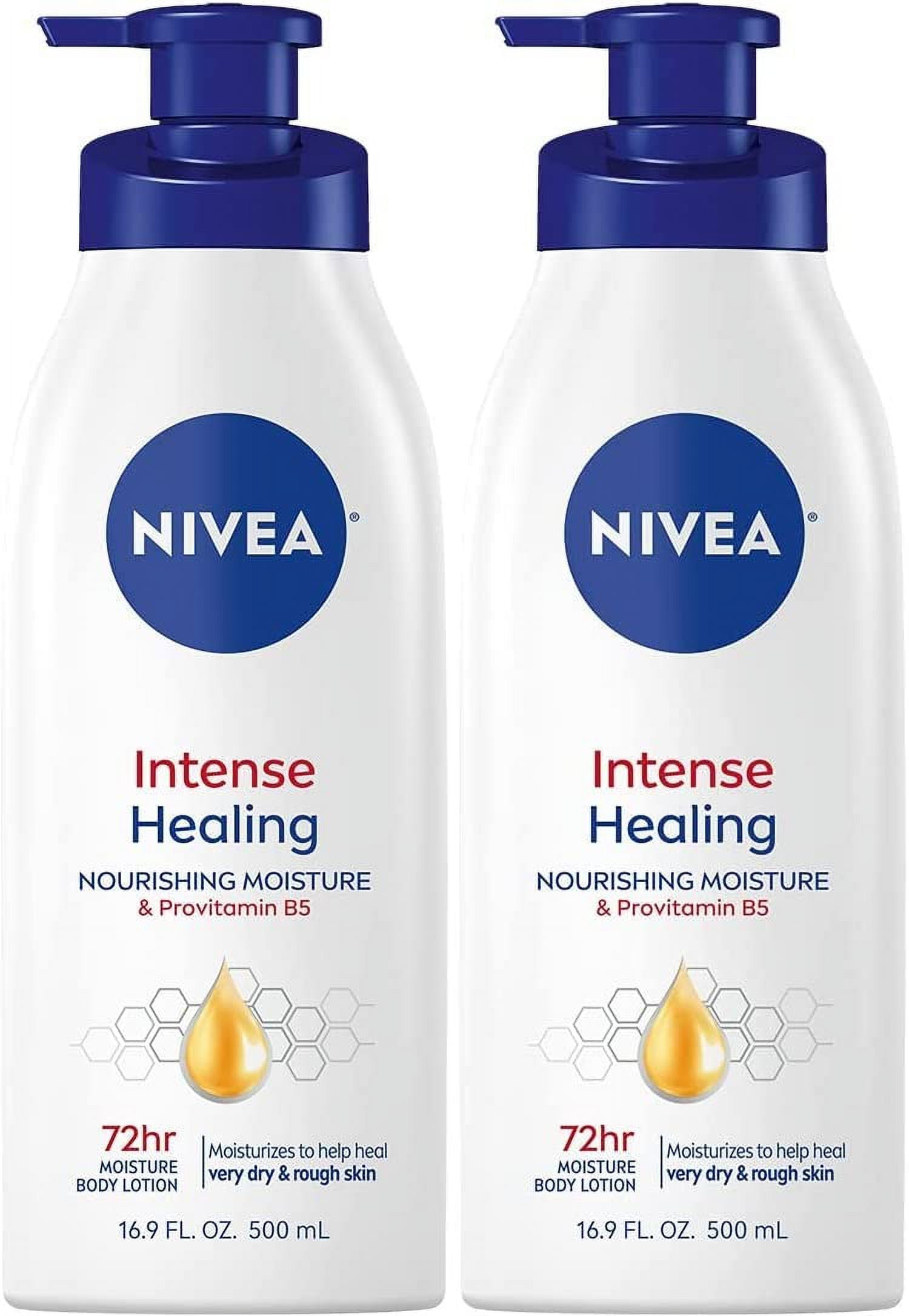 NIVEA Intense Healing Body Lotion, HYZ01 72 Hour Moisture for Dry to ...