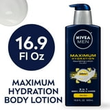 NIVEA MEN Maximum Hydration 3-in-1 Body Lotion, 16.9 Fl Oz Bottle ...