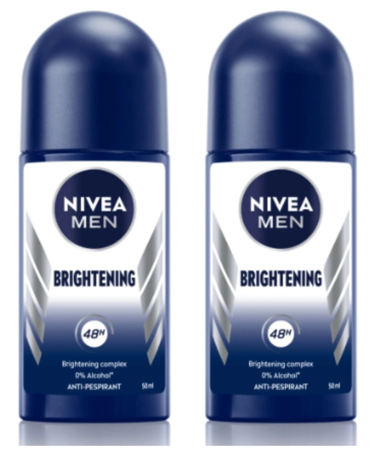 NIVEA Men Brightening Roll-On Deodorant 50ml | 72H Sweat & Odor ...