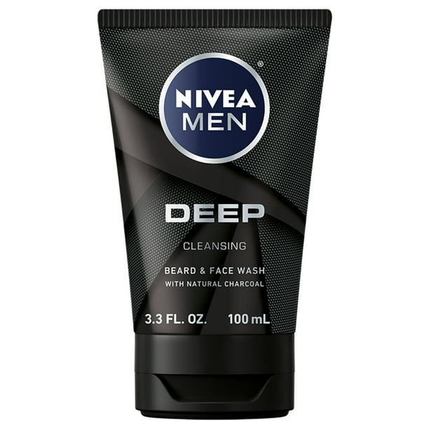 Nivea Men Deep Cleansing Beard And Face Wash Tube 3 9 Fl Oz