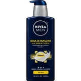 NIVEA Men Hydration Body Lotion, 16.9 oz, 2 Pack, Aloe Vera Moisturizer ...