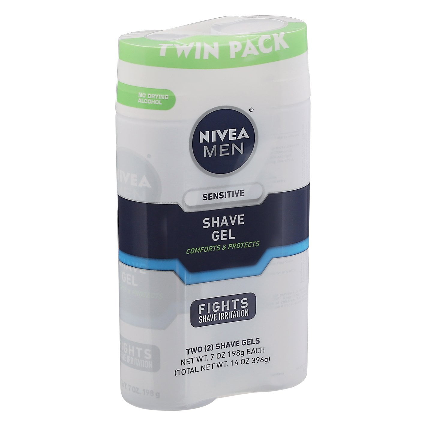NIVEA Men Sensitive Shave Gel Twin Pack - 14 oz (Packaging May Vary ...