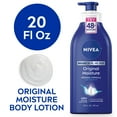 NIVEA Original Moisture Body Lotion with Vitamin E, 20 Fl Oz Pump ...
